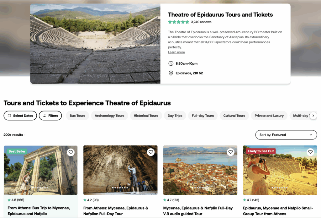 NEW VIDEO TOUR! – Epidaurus: A Tour of the Ancient Theatre